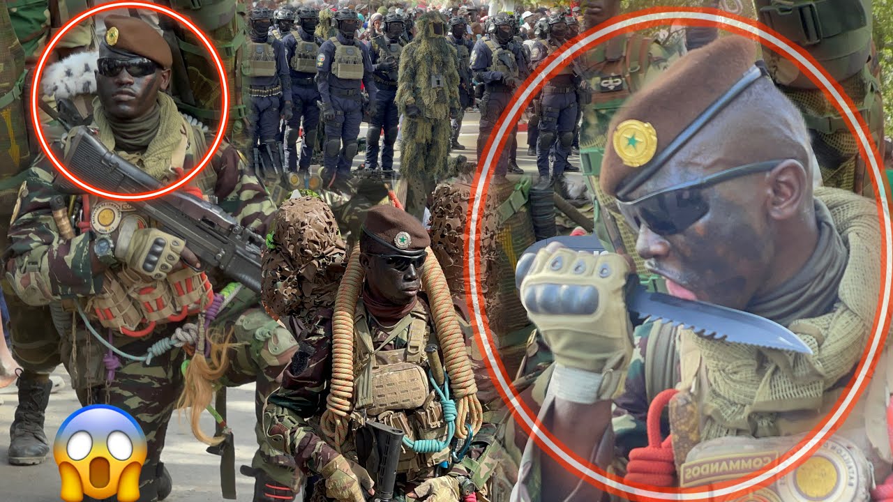 Défilé 4 Avril: Passage des Commandos à Thies… - YouTube