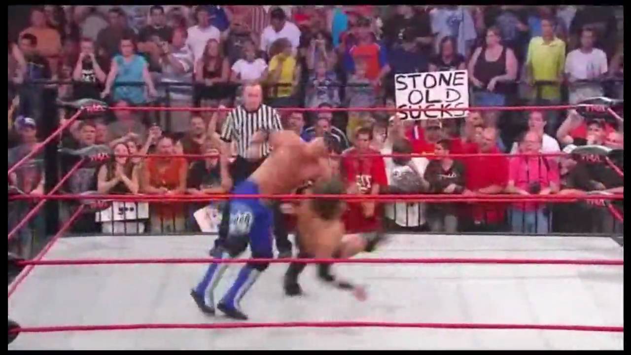 TNA Crowd Signs takin a shot a WWE Divas and Stone Cold on 7-8-2010 ...