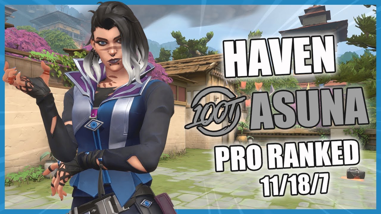 100T Asuna Fade Haven | Valorant Pro Vod Ranked Gameplay - YouTube