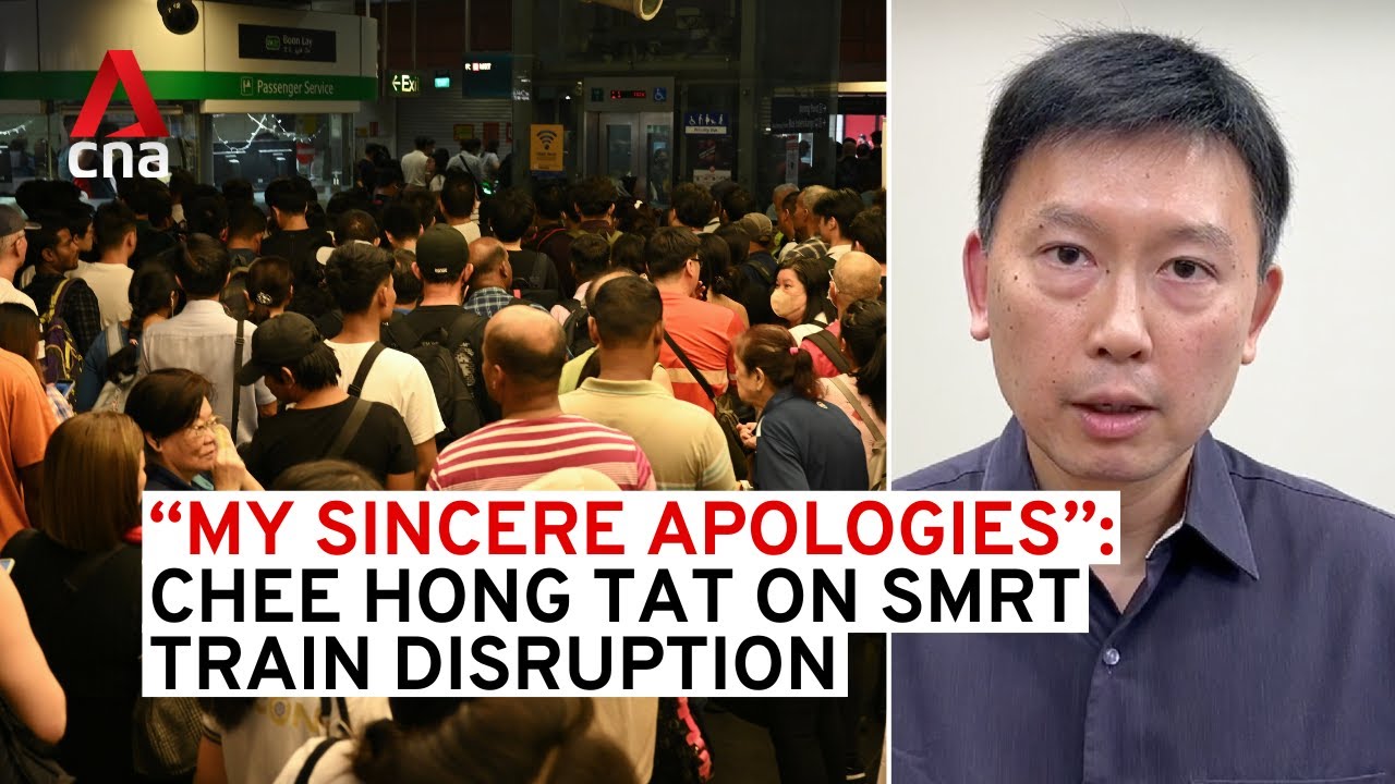 Singapore Transport Minister Chee Hong Tat apologises for MRT train ...