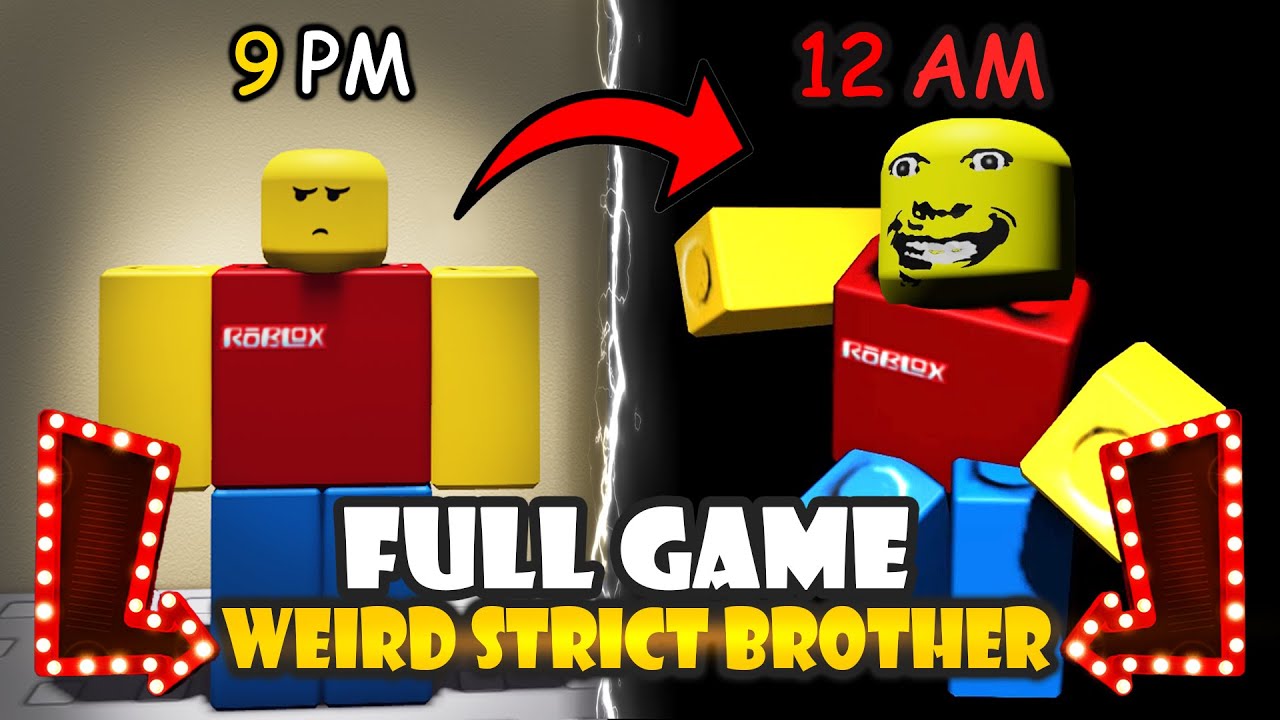 A Weird Strict Brother FAN GAME? | Strict Brother [Full Walkthrough ...
