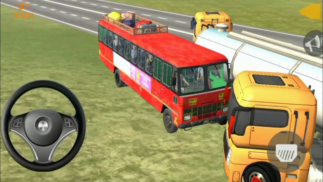 Indian Sleeper Bus Simulator 2023 :: SUV Luxury BUS Driving in Village ...