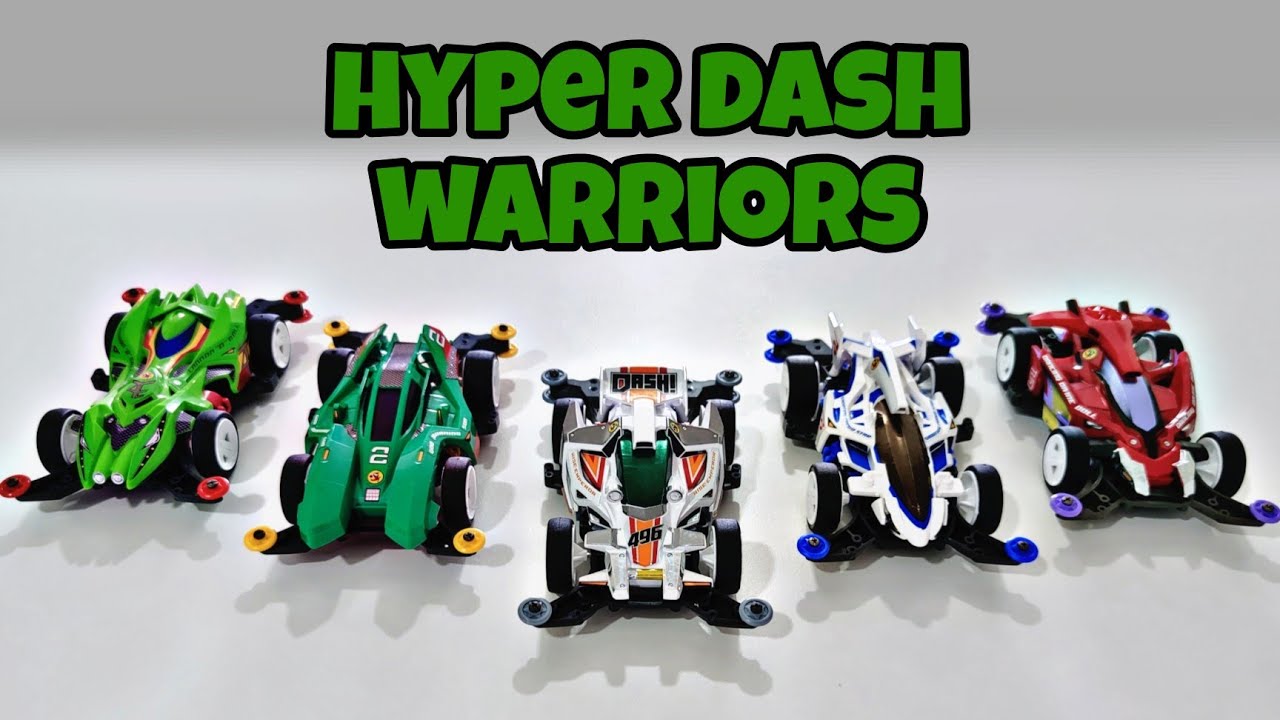 Mini 4WD Showcase: Hyper Dash Warriors (Hyper Dash Yonkuro) - YouTube