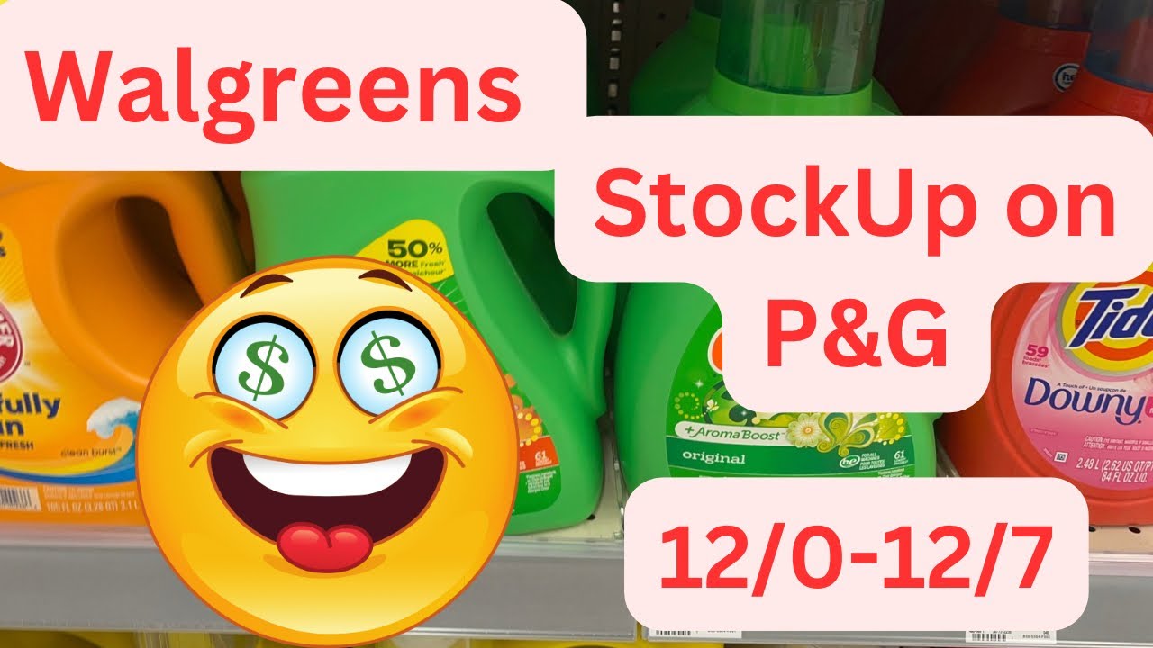 P&G Deals || Double Rewards || Walgreens || 12/1-12/7 - YouTube