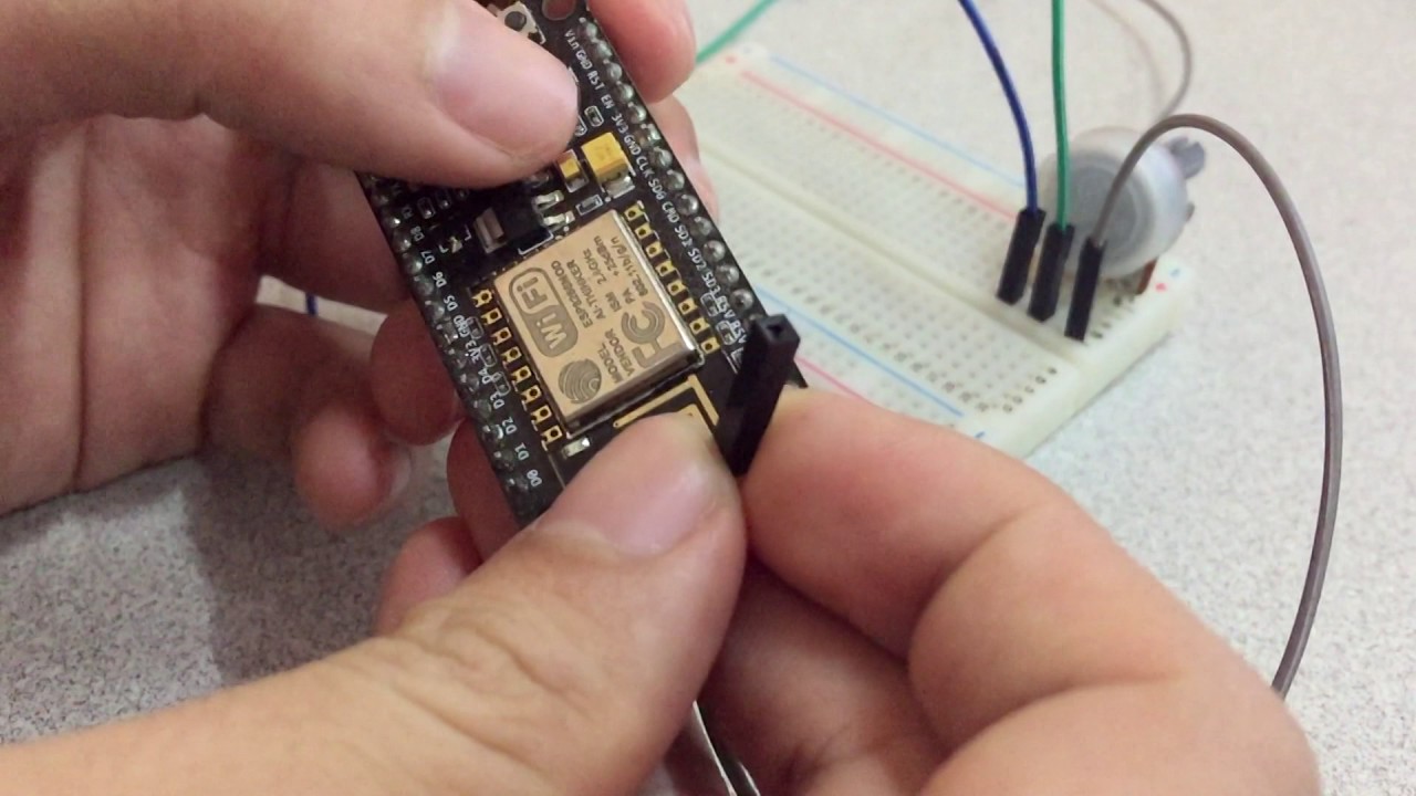 Module Netpie On Nodemcu Esp8266 Lab การติดต่อ Analog Input Youtube 0100