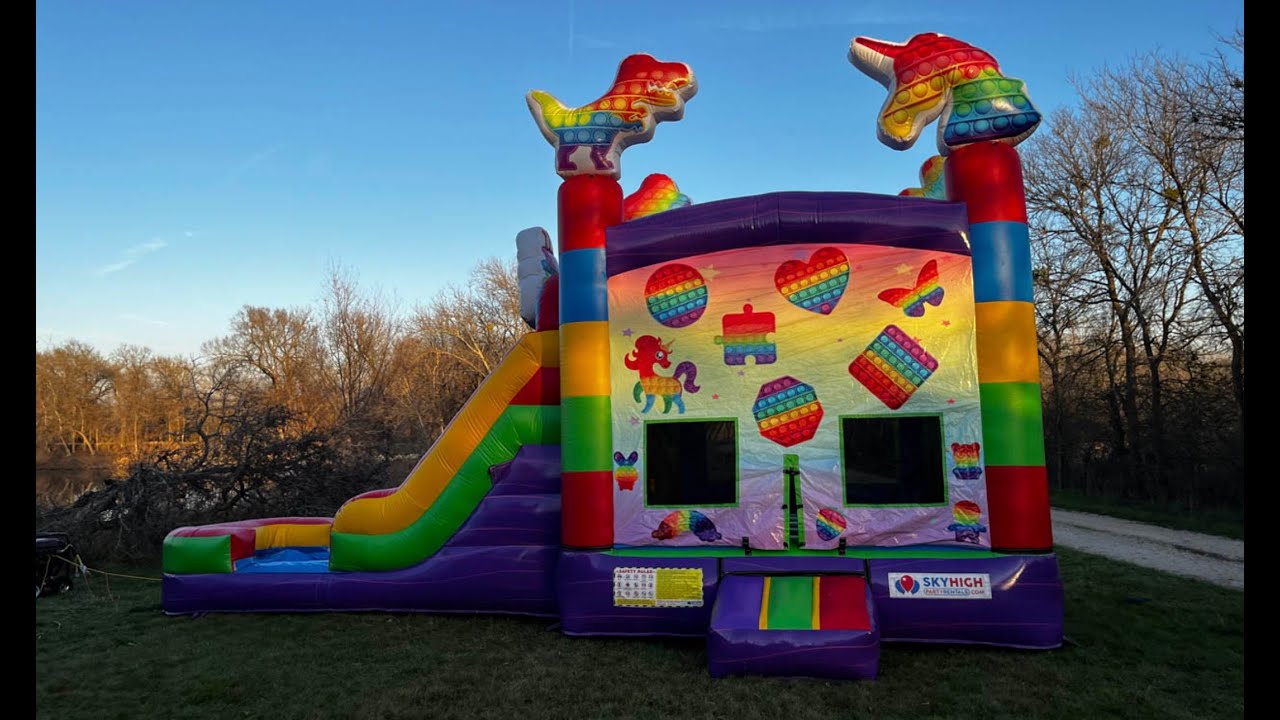360° Video | Pop-Its Combo Bounce House Rentals | Sky High Party ...