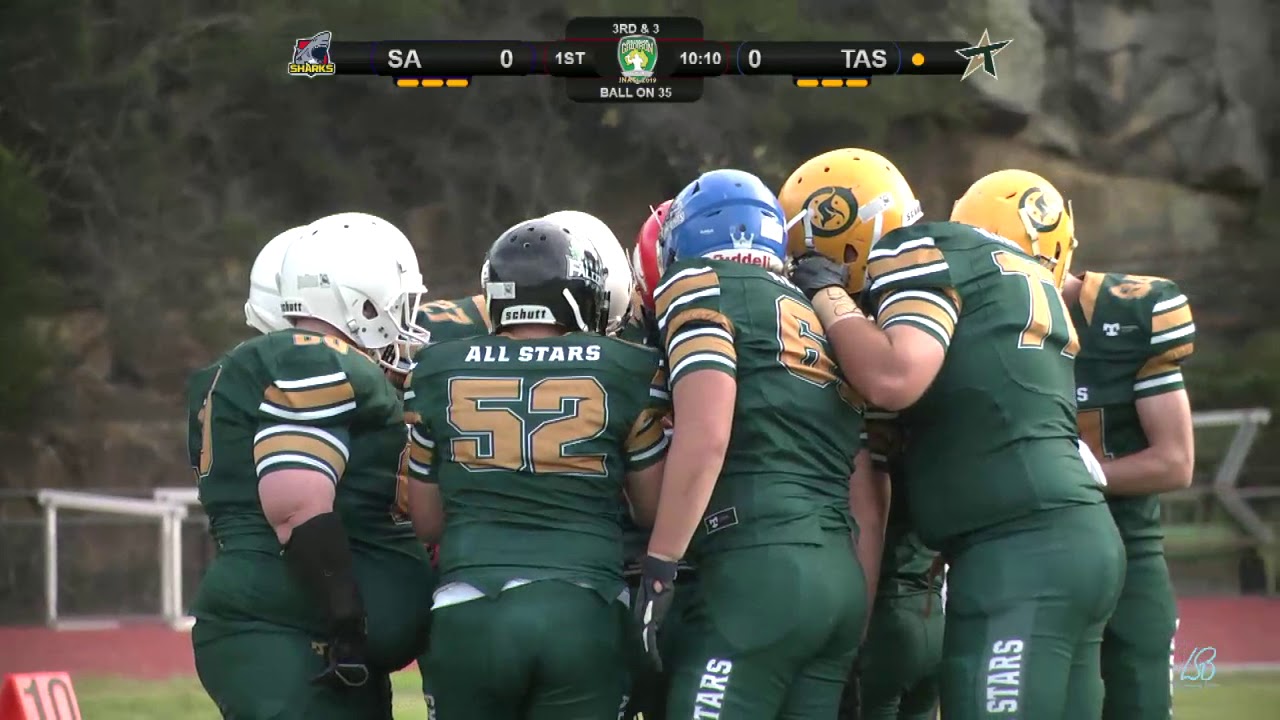 Gridiron Australia Junior Nationals 2019 Day 1 All Stars v South ...