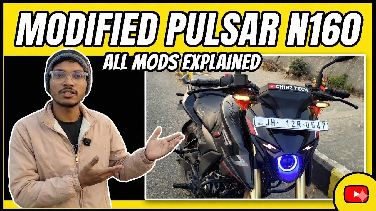 Modified Pulsar N160. All modifications explained. - YouTube