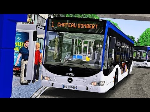 OMSI 2 Marseille 2018 | Ligne 1 Métro La Rose ⇄ Château Gombert | Mercedes-Benz Citaro Facelift ...