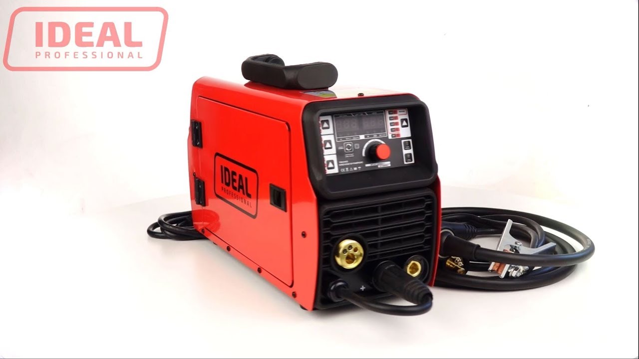 IDEAL - TECNO MIG 202 MIG/TIG/MMA SYNERGIC VRD - YouTube