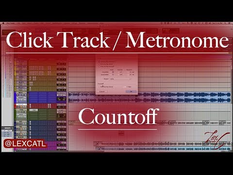 Using the Click Track and the Countoff | PRO TOOLS - YouTube