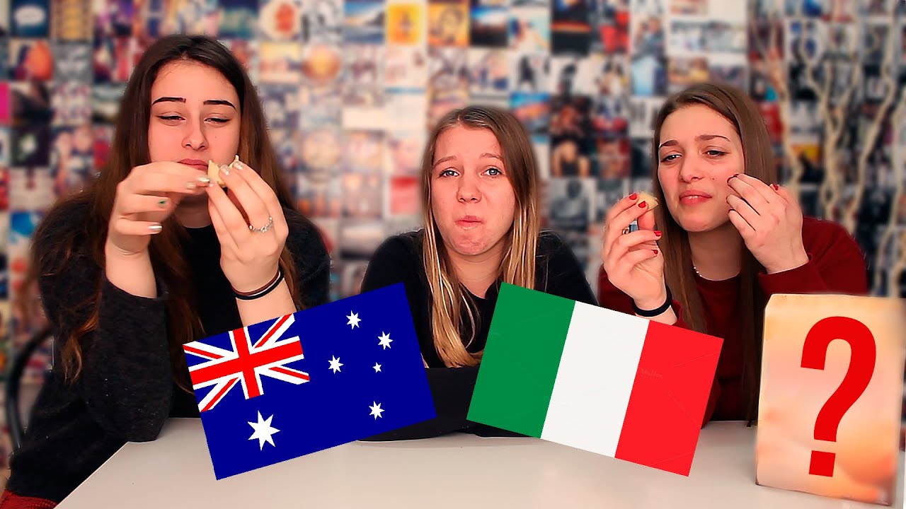 Australians Try Italian Snacks - YouTube