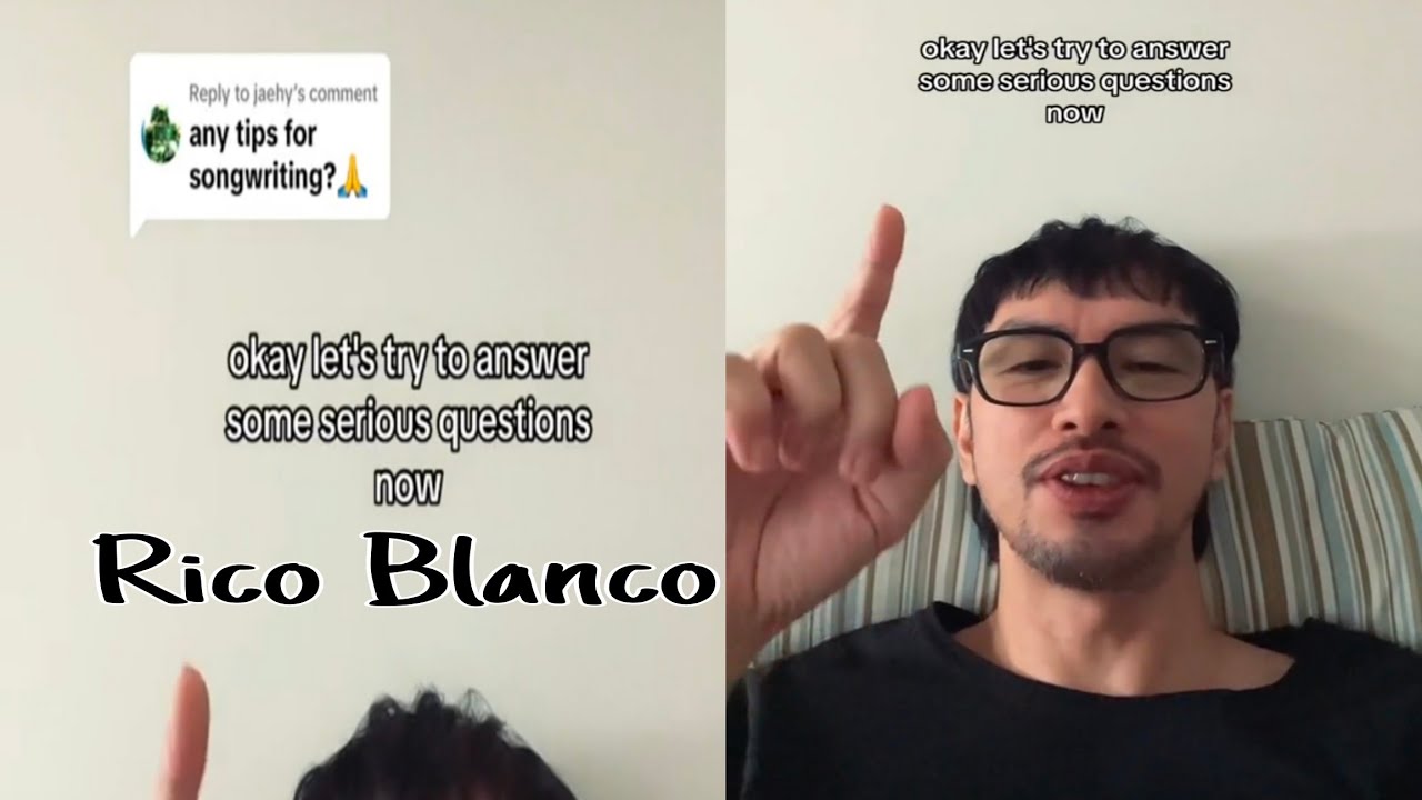 Rico Blanco, nagbigay ng tips for songwriting | Q and A with Rico ...