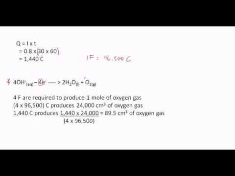 CSEC Chemistry - Electrolysis Calculations - YouTube