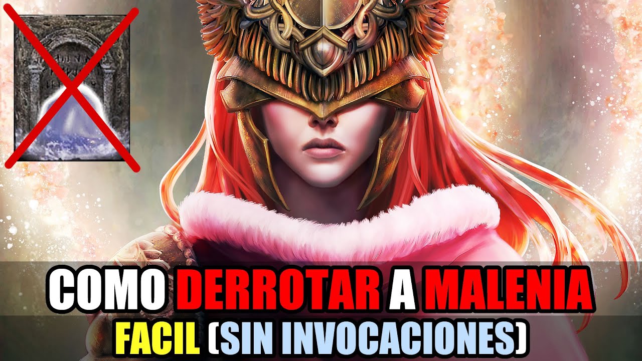 Como MATAR a MALENIA Facil EN 3 MINUTOS (Sin Invocaciones) | Elden Ring ...