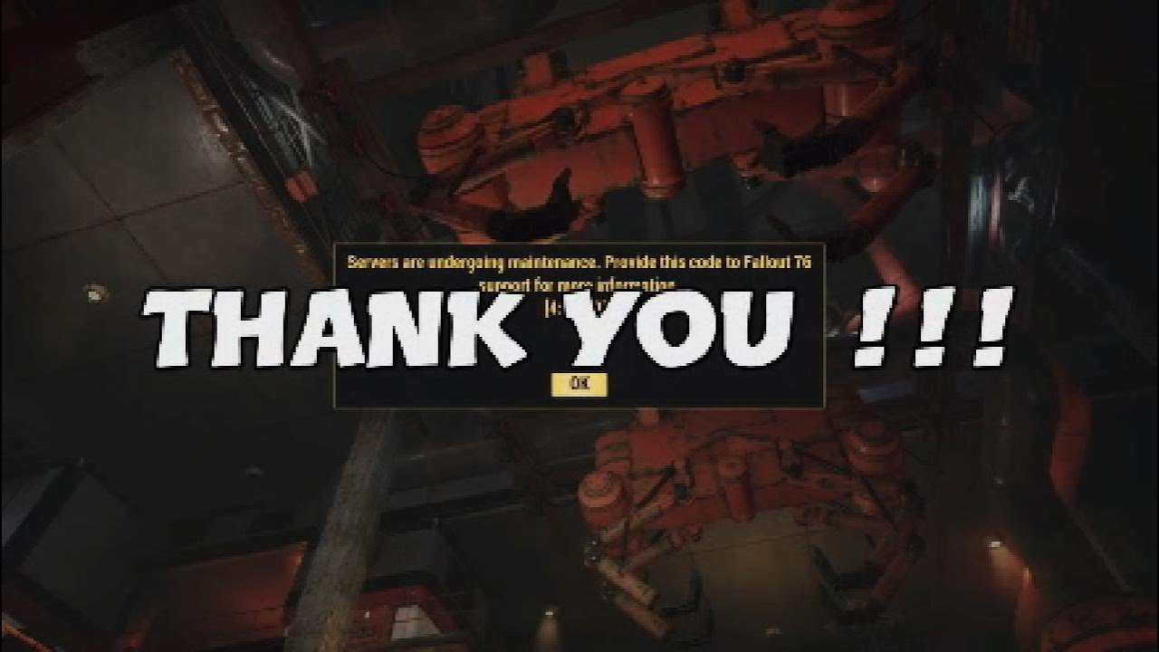 Fallout 76 Maintenance - YouTube