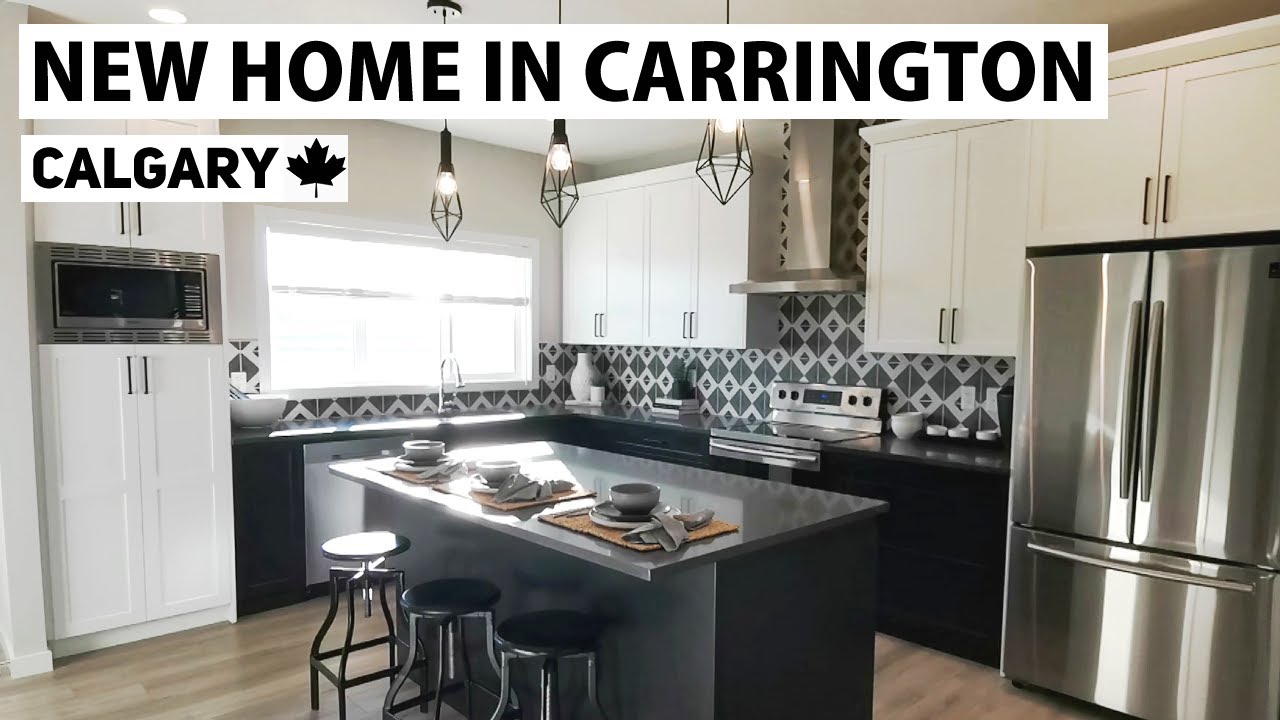 New Home in CARRINGTON Calgary | Excel Homes DAWSON - YouTube
