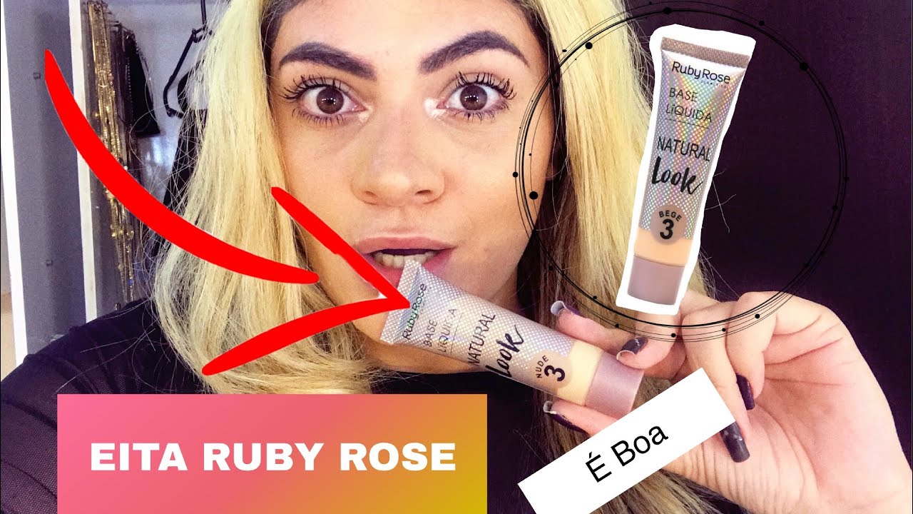 Nova base da Ruby Rose! Vale a pena? Espinhas? - YouTube