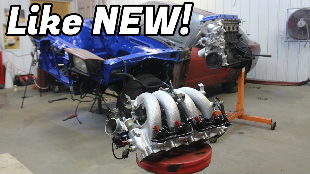 Budget 240SX BUILD | Part 10 | Intake Manifold & Assembly - YouTube