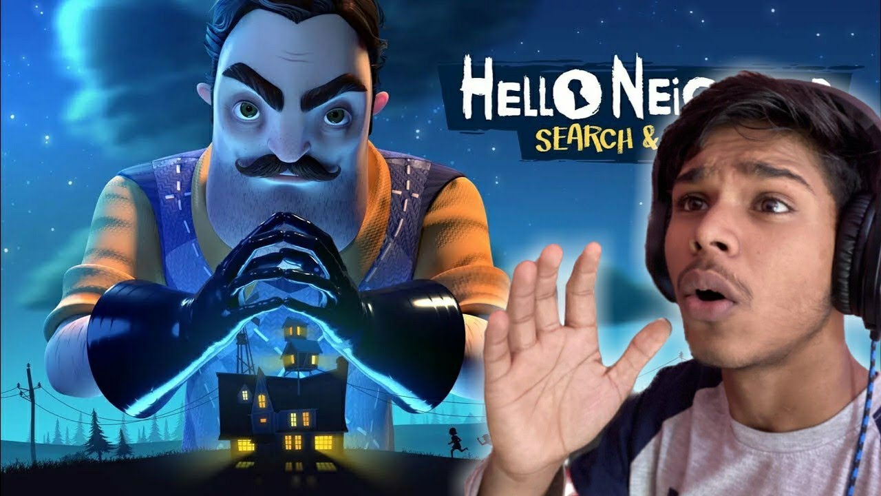HELLO NEIGHBOUR HORROR ESCAPE - YouTube