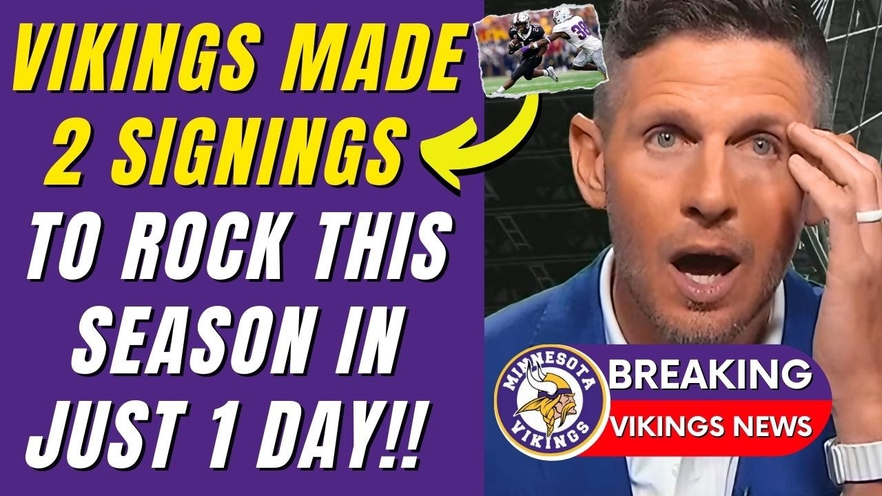 🏈💥 UNBELIEVABLE! VIKINGS ADD TWO MAJOR PLAYERS IN A SINGLE DAY! FIND ...