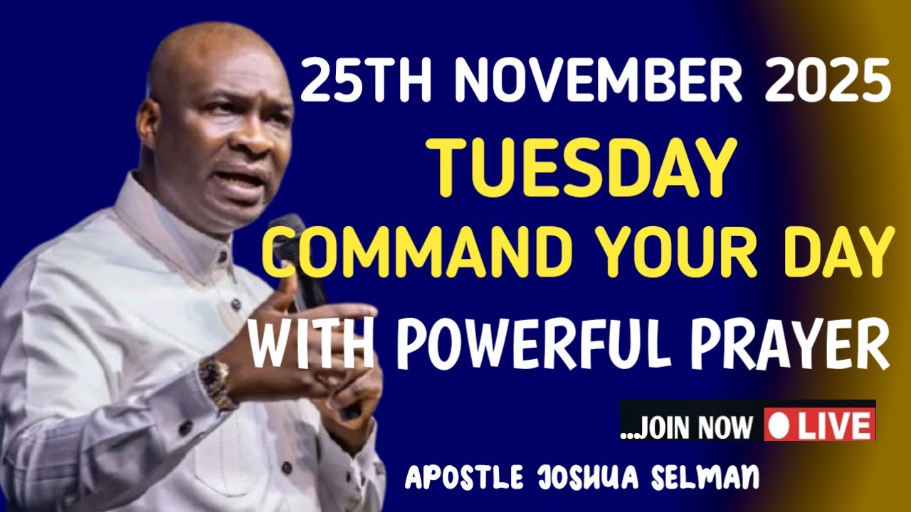 [TUESDAY, 25TH NOVEMBER] START YOUR MORNING WITH PRAYER | POWERFUL ...