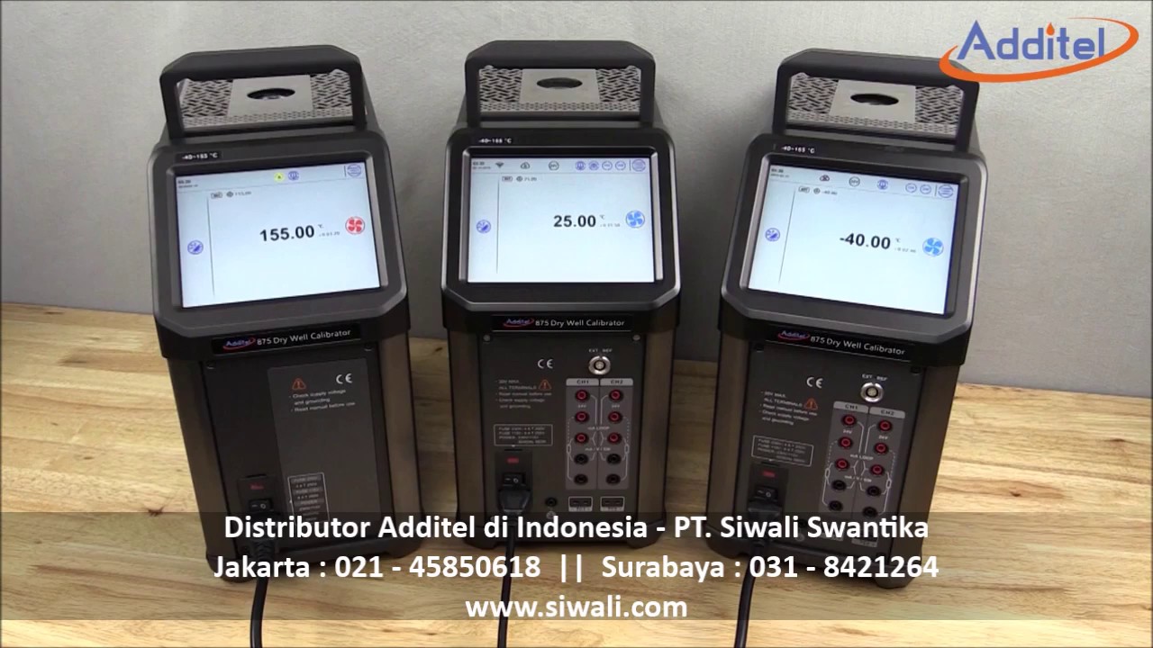 Additel Demo Video : ADT875 Dry Well Calibrator - YouTube