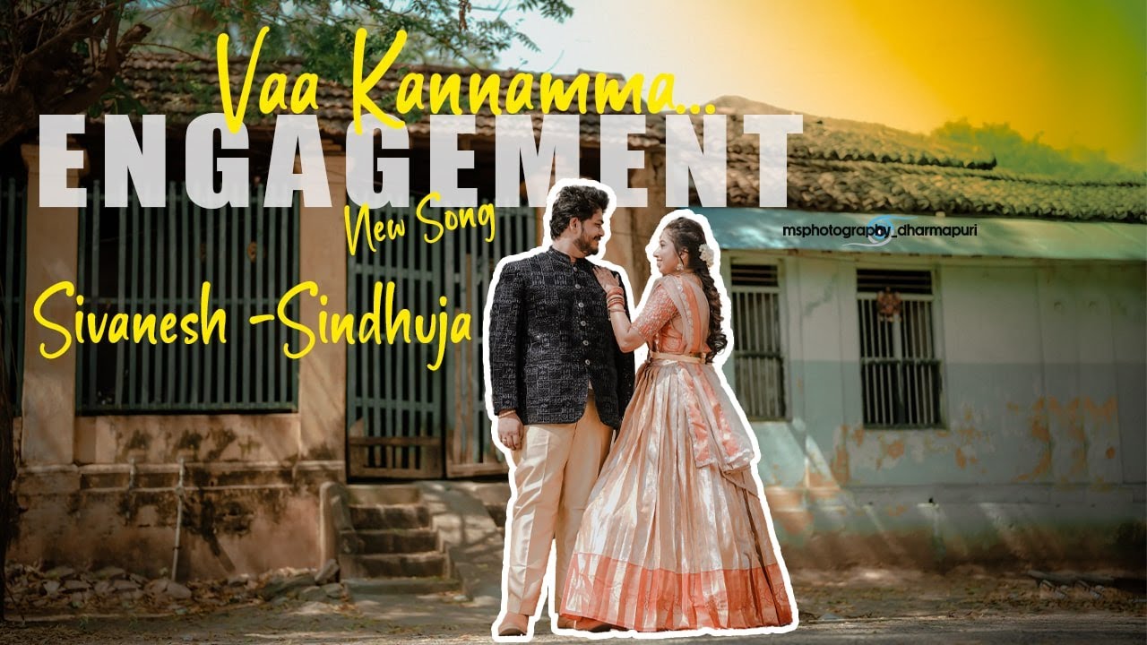 Tamil Engagement Highlight | Sivanesh&Sindhuja | MS photography | Cinematic video | #seerkazhi ...