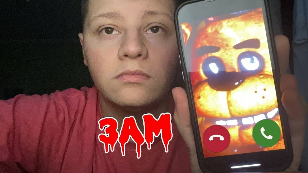DO NOT FACETIME FREDDY FAZBEAR AT 3AM!! CREEPY 😟 - YouTube