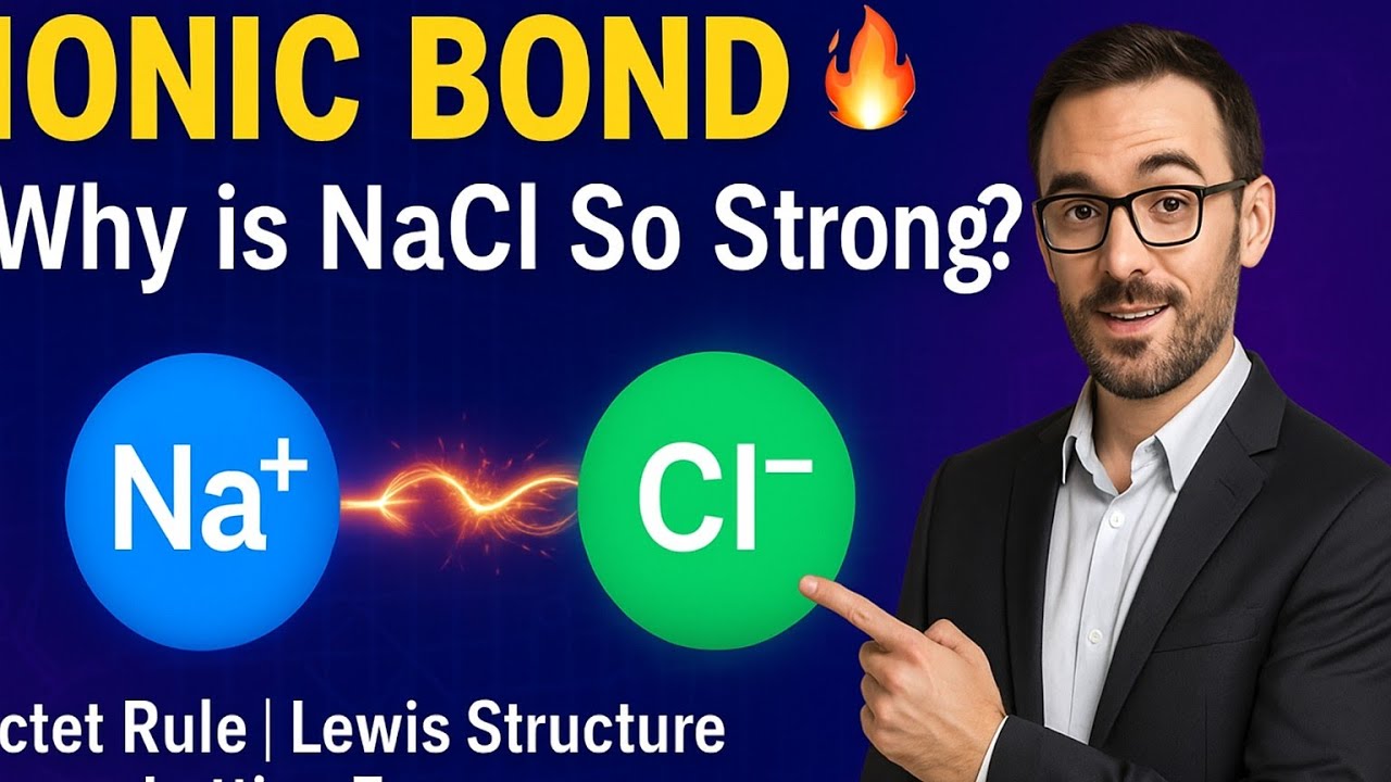 Ionic Bond Explained 🔥 | Why is NaCl So Strong? | Octet Rule & Lewis ...