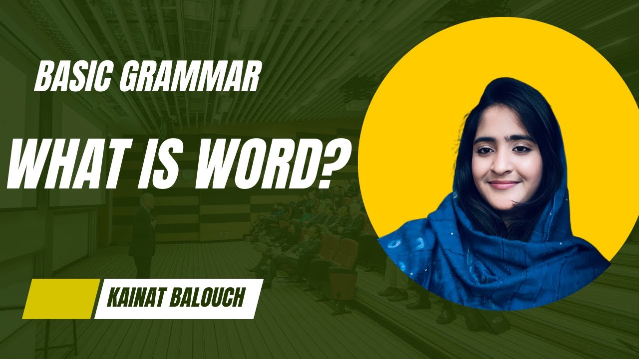 Basic Grammar | What Is Word lecture 2 - YouTube