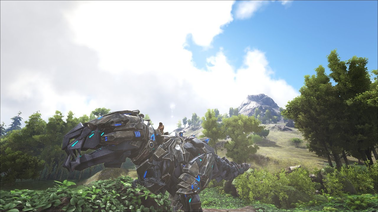 Ark Survival Evolved Bionic GIGA AND REX SKINS - YouTube