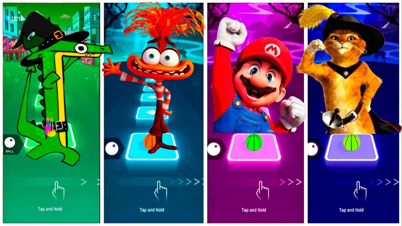 Toothless vs Inside Out vs Mario vs Cat In Boots - YouTube