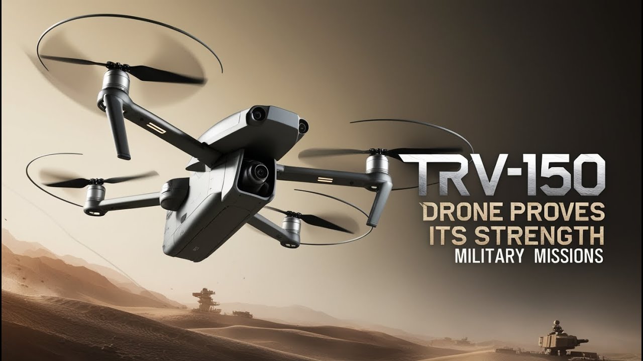 TRV-150 Drone Proves Its Strength in Military Missions - YouTube