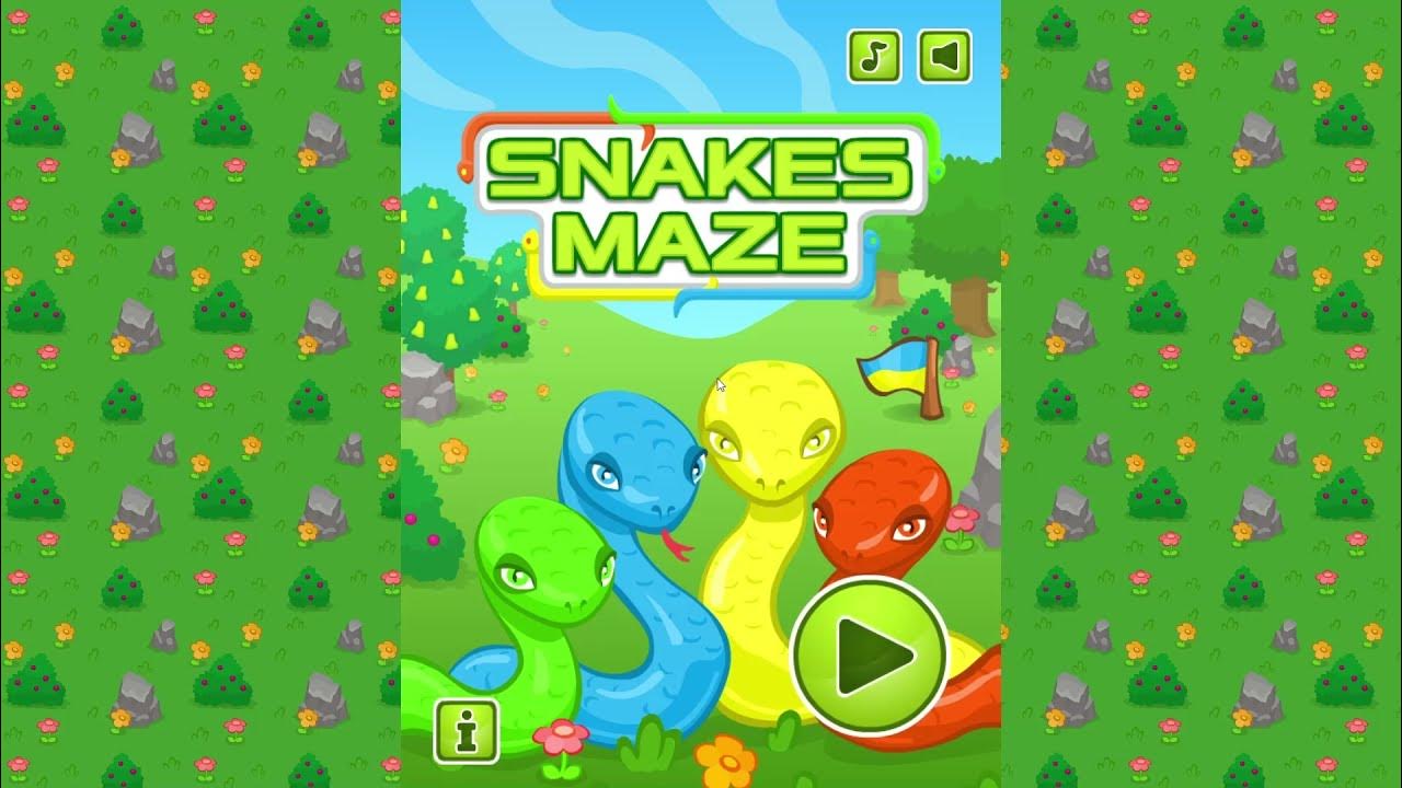 Snakes Maze - cool math games gameplay/walkthrough - YouTube