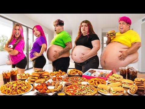 O ÚLTIMO A PARAR DE COMER, VENCE ! Explodimos a barriga ?