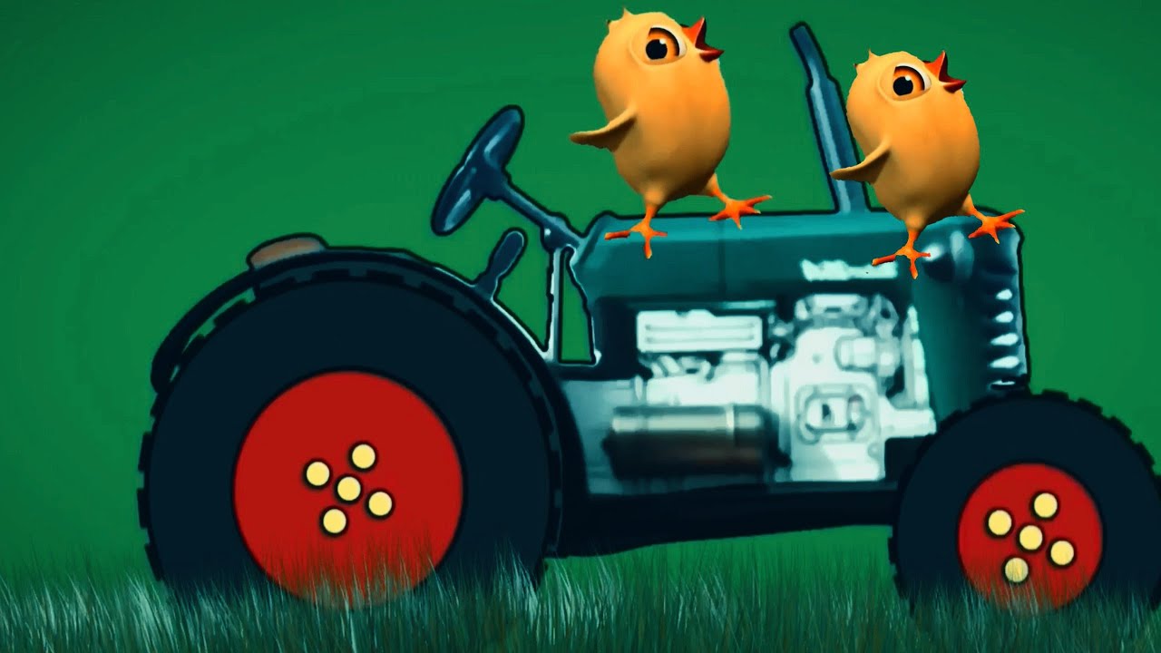 El Pollito Pio Versus El Tractor con Diferentes Efectos Hermosos Parte ...