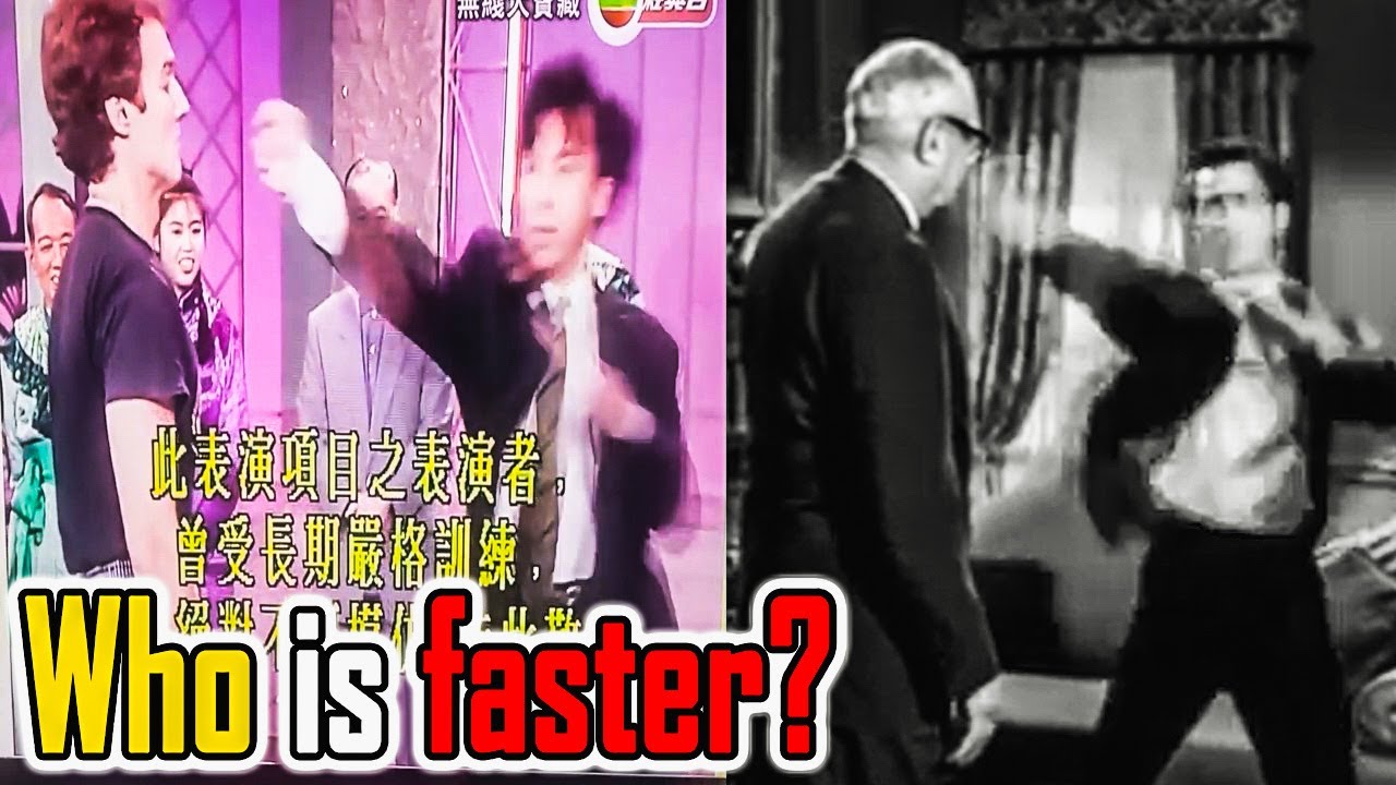 Bruce Lee vs Donnie Yen Speed Comparison - Who's faster? - YouTube