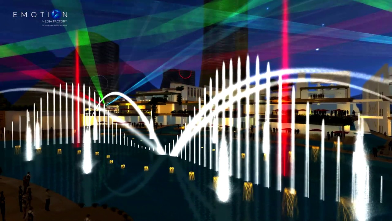 Nighttime Spectacular Multi-Media Water Show Concept Design - YouTube
