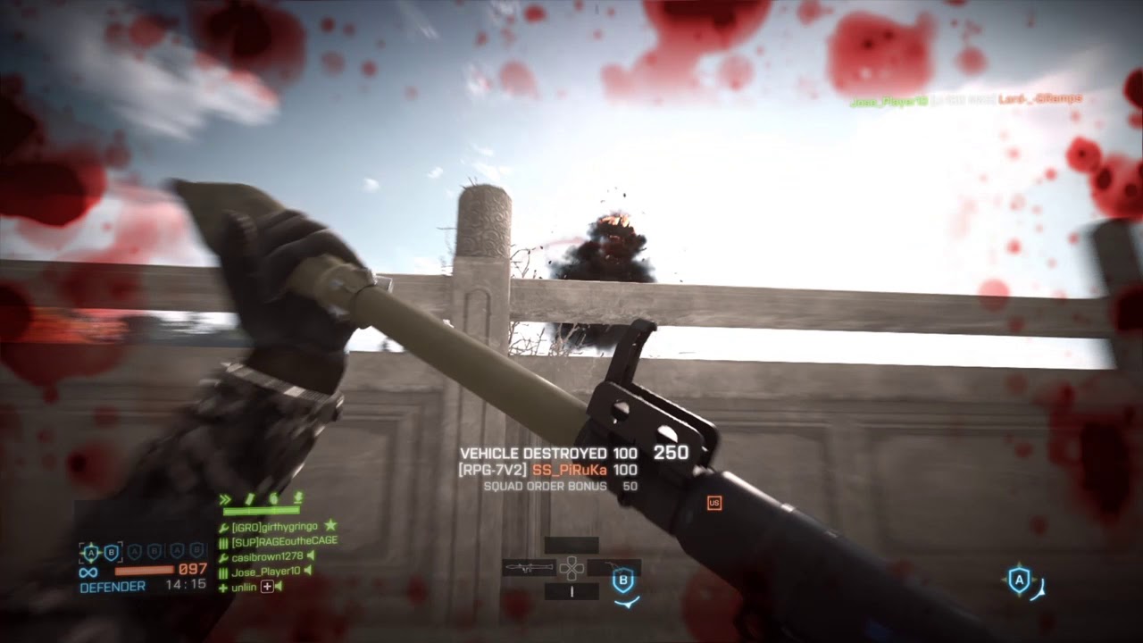 RPG helicopter take down, first kill of the game. - YouTube