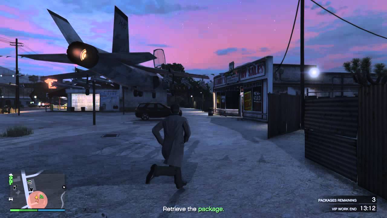 GTA V pole jet parking - YouTube
