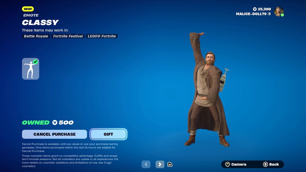 FORTNITE BUYING CLASSY EMOTE - YouTube