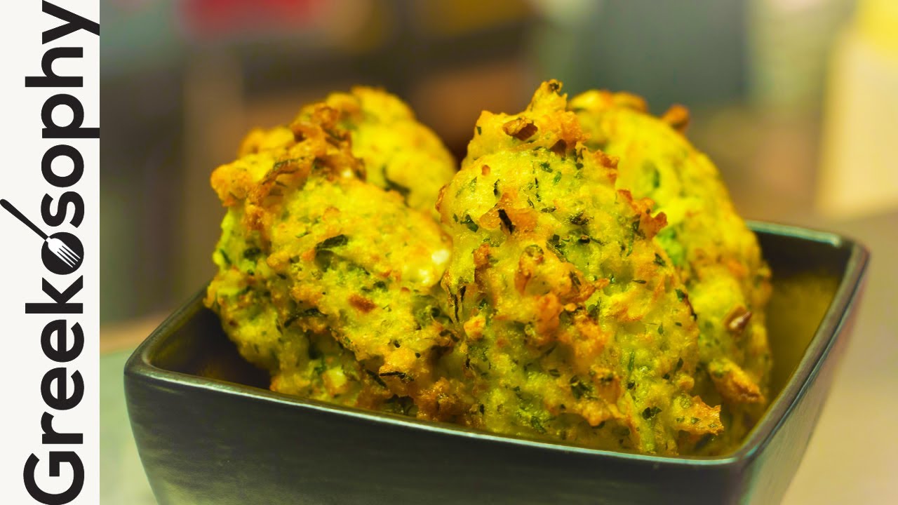 Greekosophy's Courgette Balls recipe - Greek food vegetarian - YouTube