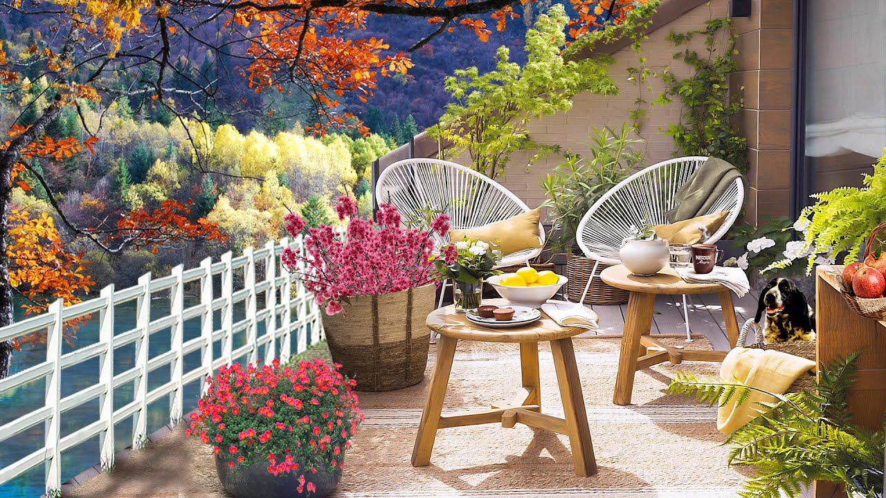 Cozy Summer Ambience | Cozy Cabin Porch in a Beautiful Garden w/ Smooth ...