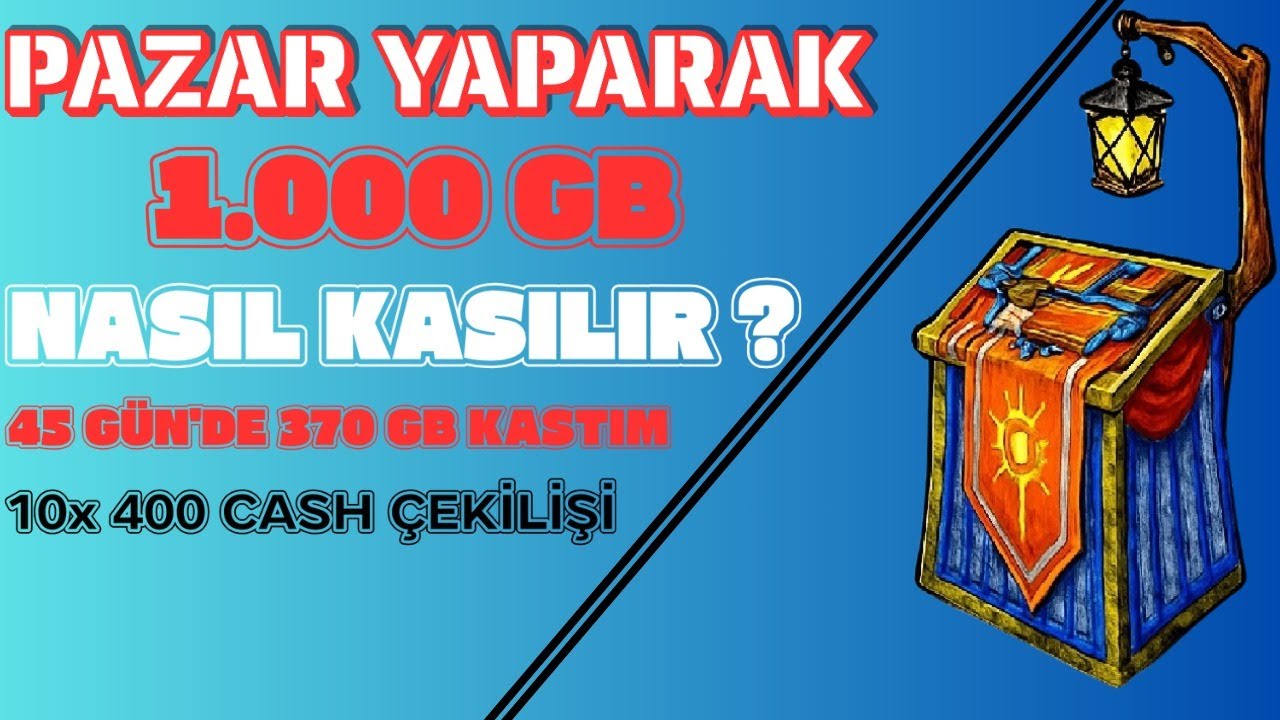 Knight Online Pazar Serisi #7 45 GÜNDE 370 GB KASTIM !! - YouTube