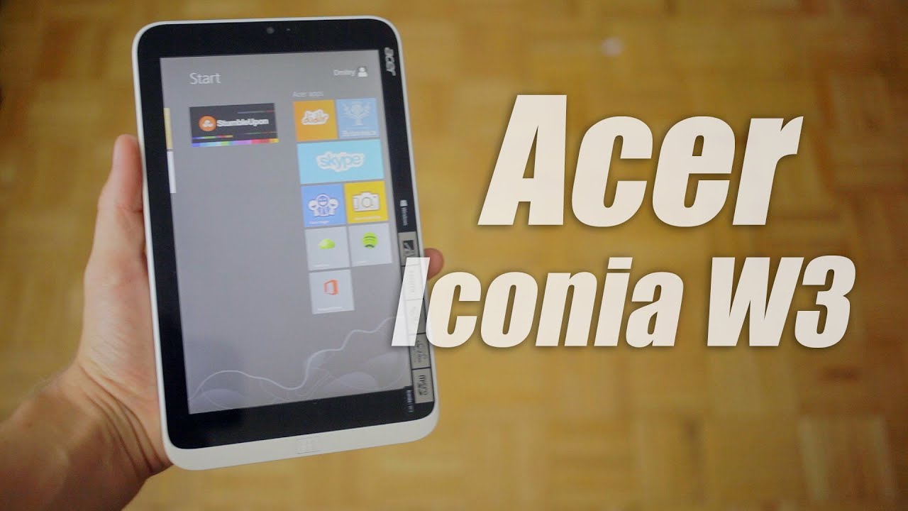 Acer Iconia W3 Windows Tablet Review - YouTube