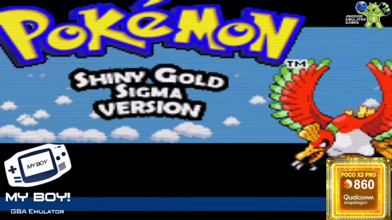 Pokemon Ultra Shiny Gold Sigma version Gameplay MY BOY! ( GBA Emulator ...