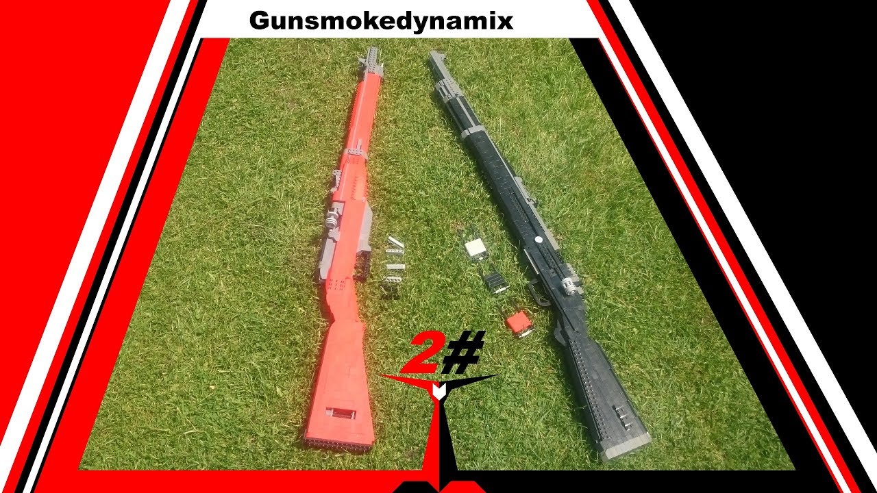 Challenge#2 Bolt action rifles (first fully working lego clip reload ...