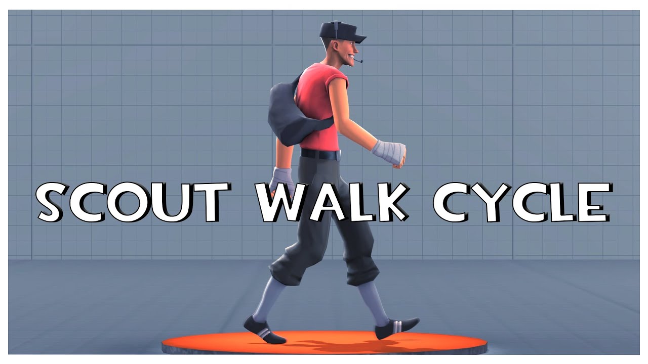 [SFM] Just Scout Walk Cycle - YouTube