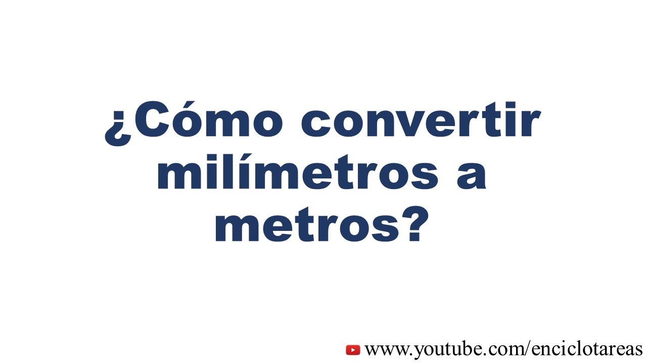 Convertir De Mil metro A Metros YouTube convertir-de-mil-metro-a-metros-youtube
